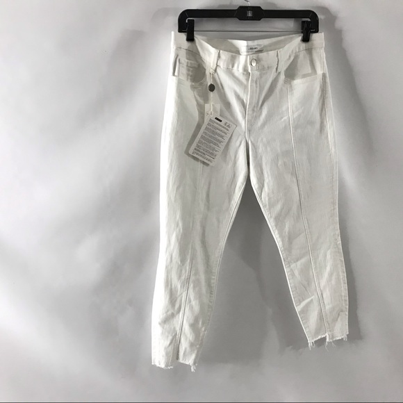 J Brand | Jeans | J Brand Mid Rise Pintuck Skinny Blank White 3 | Poshmark